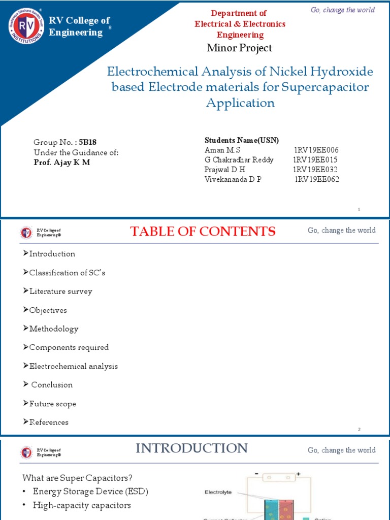 5B18 Final PPT Minor Project | PDF | Capacitor | Electromagnetism