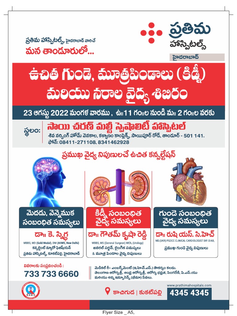 Tandoor Free Health Camp - Flyer | PDF