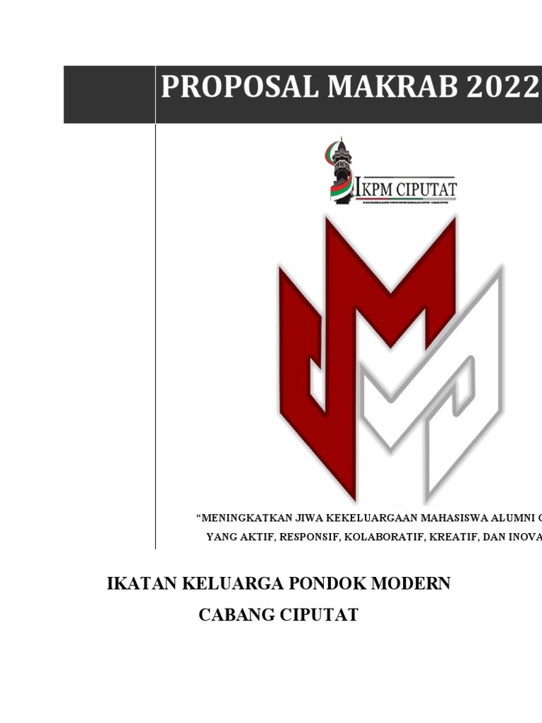 Proposal Kegiatan MAKRAB 2022 UIN Jakarta | PDF | Bisnis