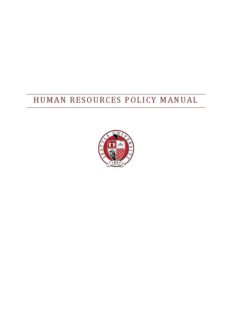 HR Policy Manual | PDF | Overtime | Recruitment
