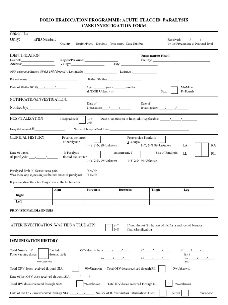 English - AFP Investigation Form - Version - 1st - Dec - 2020 | PDF ...