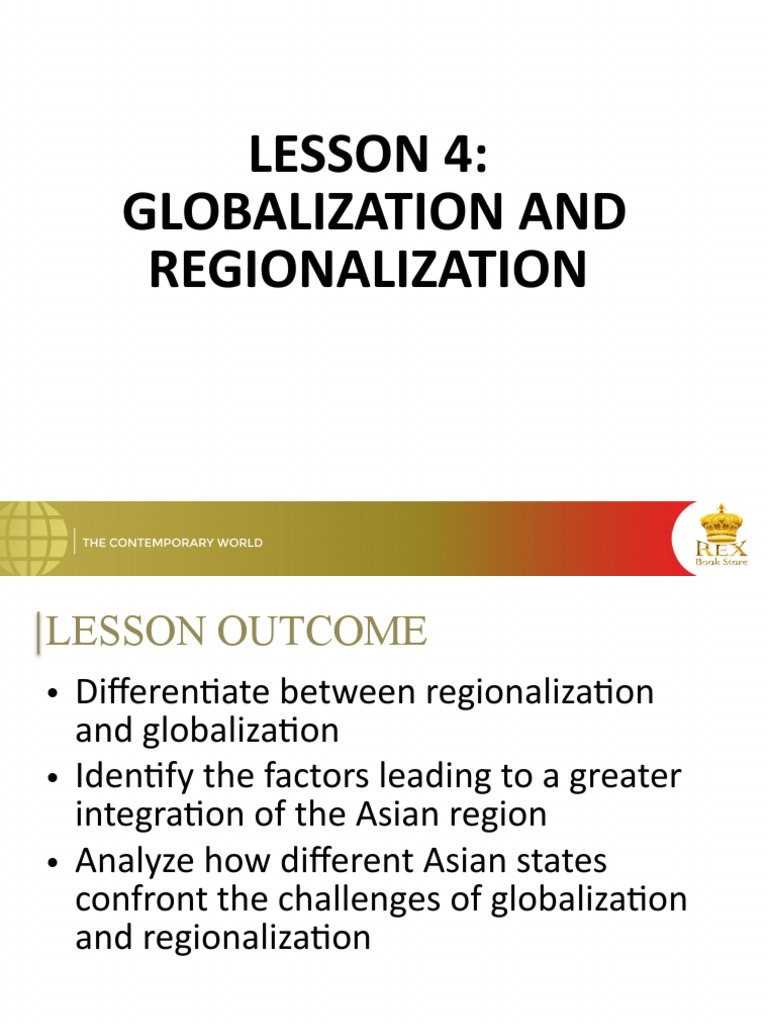 The Contemporary World Lesson 4 | PDF