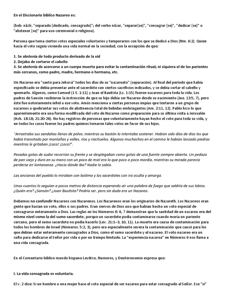 En El Diccionario Bíblico Nazareo Es | PDF | Cristo (título) | Creencia ...