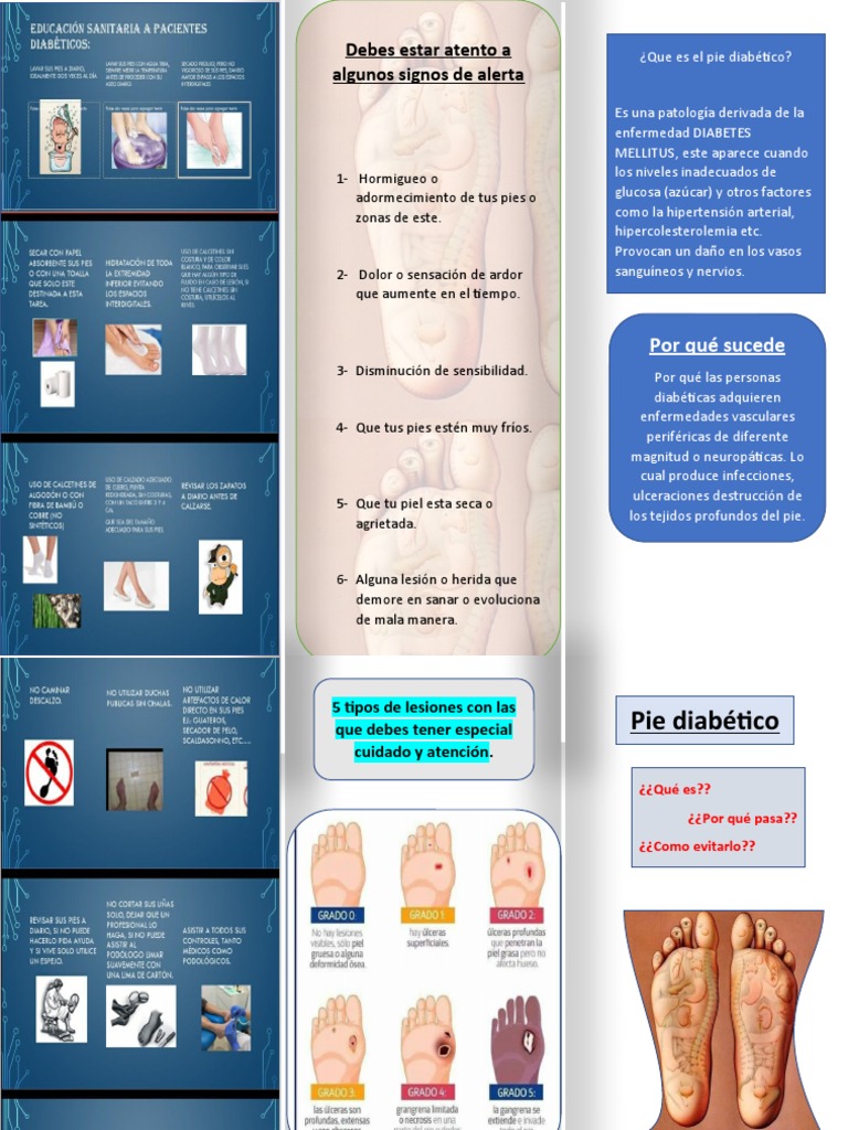 Triptico Pie Diabetico | PDF Triptico Pie Diabetico | PDF