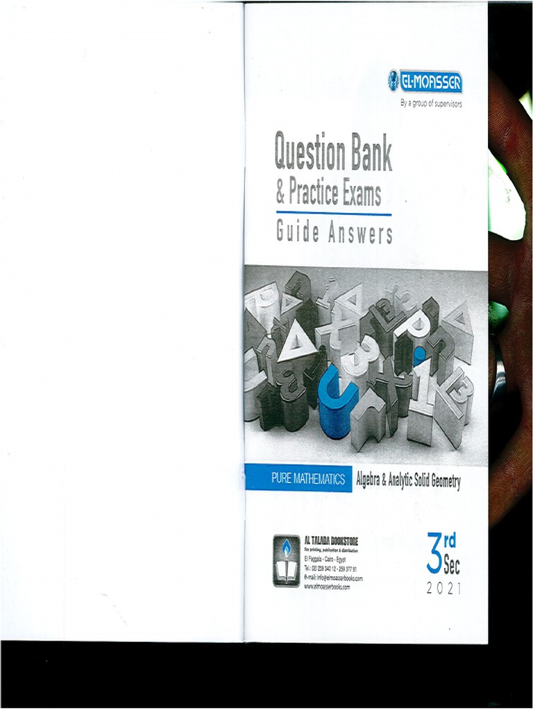 El Moaaser-Model Answer Algebra & ASG | PDF