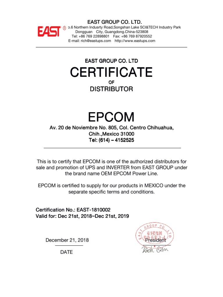 Authorization Letter-2019 EPCOM | PDF | Electrical Engineering ...