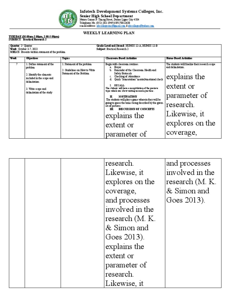 HUMSS 12 Research Guide | PDF