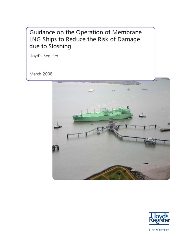 Guidence On LNG Sloshing in Memberane Tanks | PDF | Ships | Liquefied ...