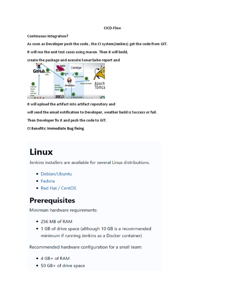 Cicd Process Pdf Software Repository Information Technology