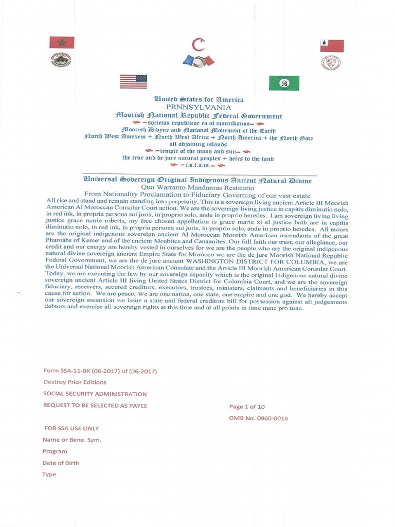 Darien Social Security Grace Payee Documents | PDF