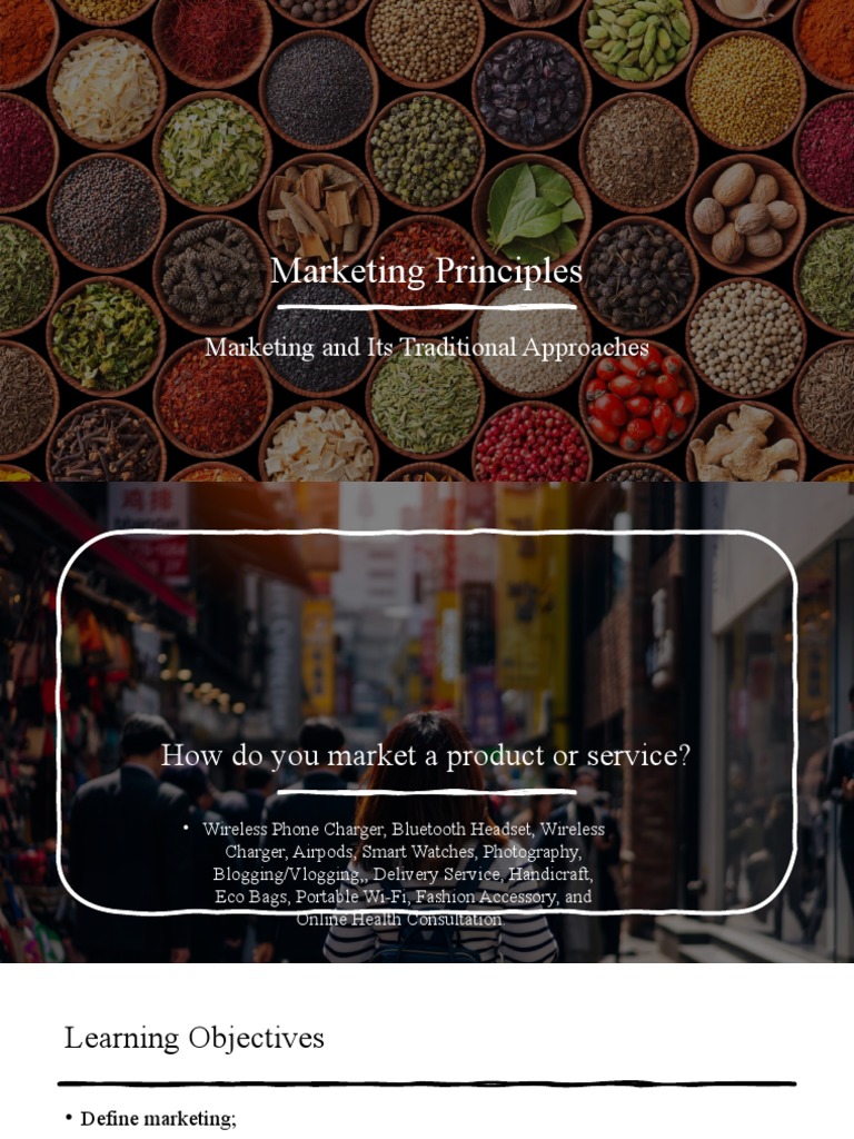 Lesson 1 - Marketing and Its Traditional Approaches | PDF