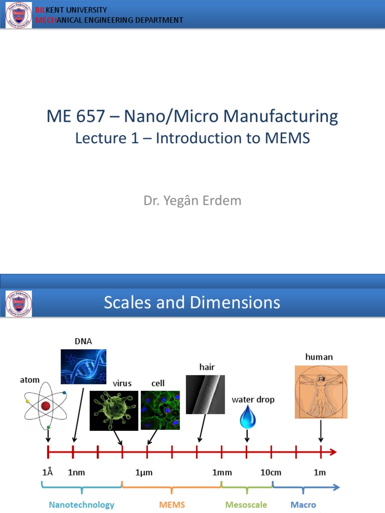 ME 657-Lecture1 | PDF | Microelectromechanical Systems | Semiconductor Devices