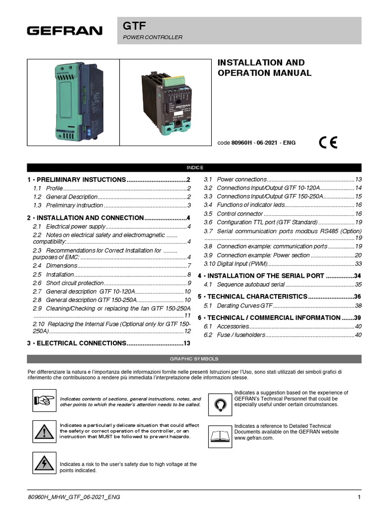 80960H MHW GTF 06-2021 Eng | PDF