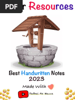 Water Resources Mind Map | PDF | Water Resources | Water