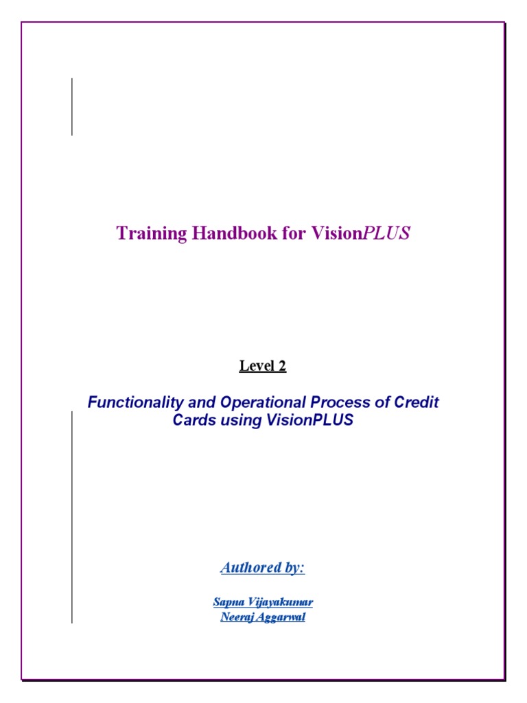 Vision Plus Theory | Download Free PDF | Credit Card | Visa Inc.