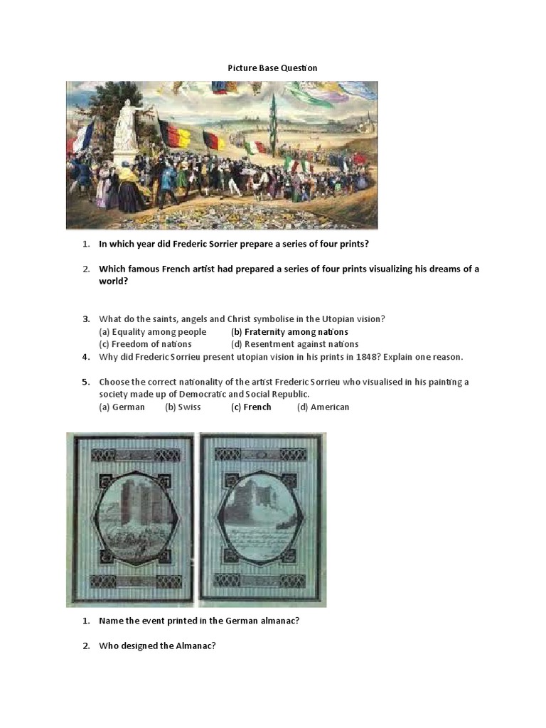 1 Picture Based Questions | PDF | Kingdom Of Prussia | German Empire