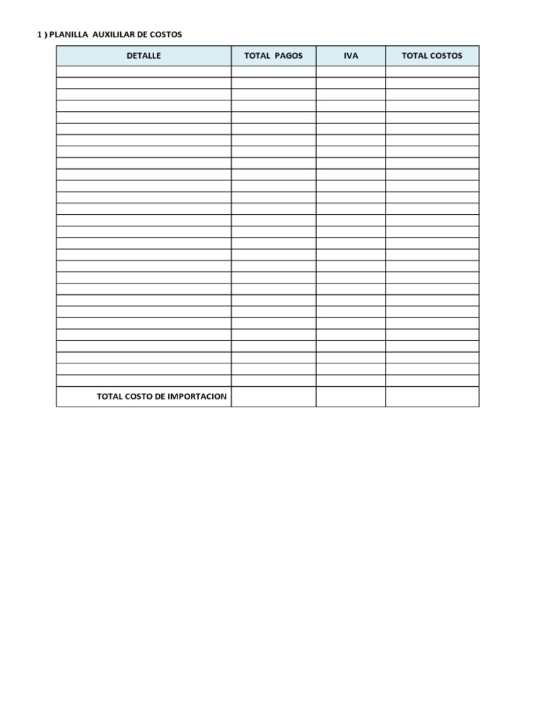 Formatos Varios | PDF