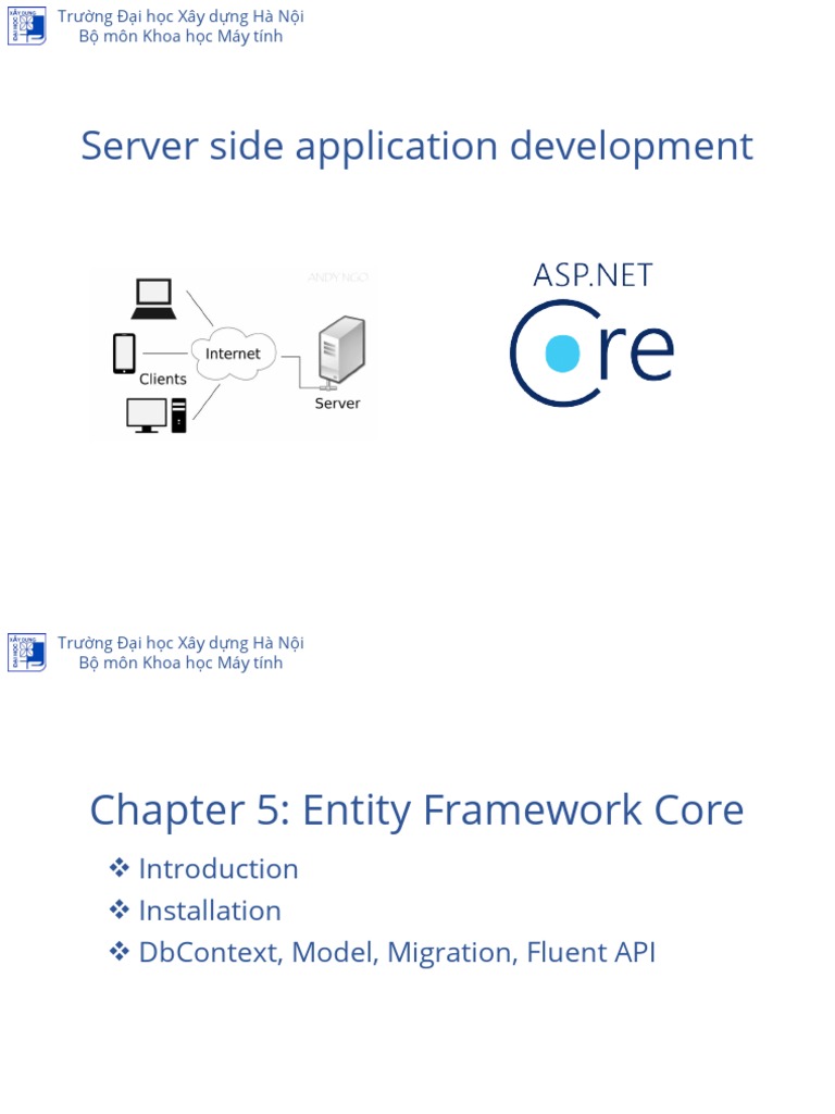 Entity Framework Core Overview and Setup | PDF | Entity Framework | Databases