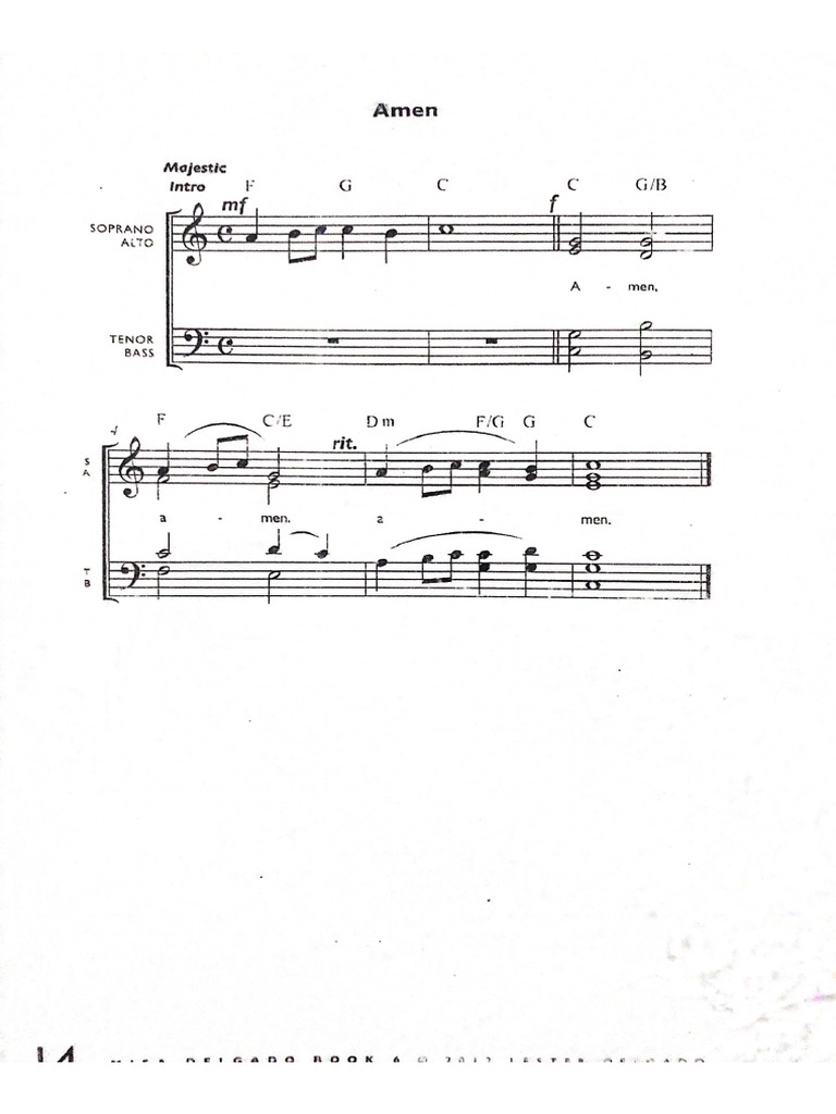 Amen - Delgado | PDF