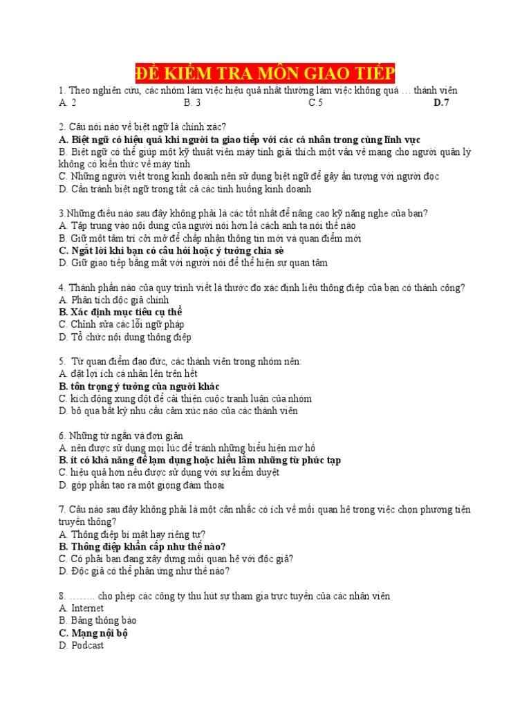 trắc nghiệm gtkd | PDF