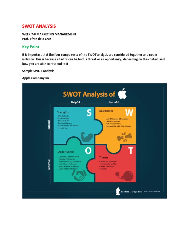 Swot Analysis | PDF