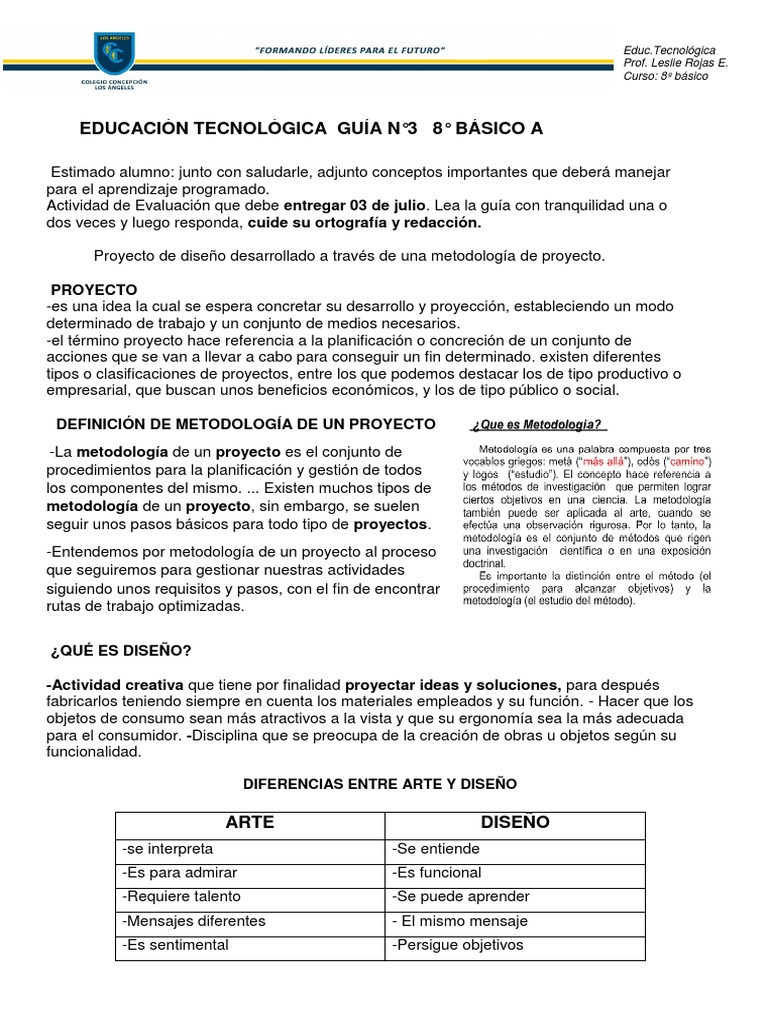 8vo Basico Guia 3 | PDF