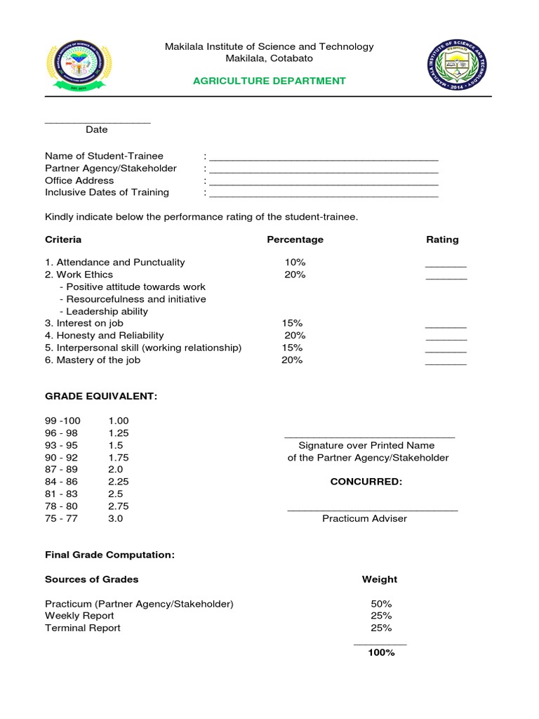 Grading Sheet 1 | PDF