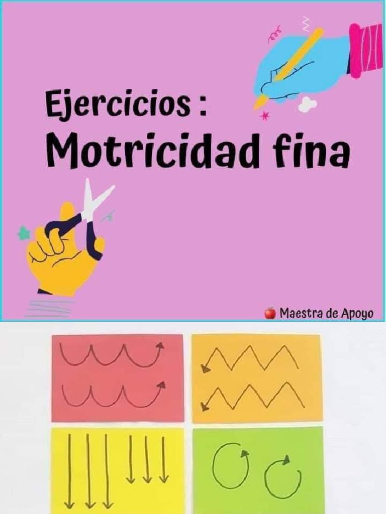 Motricidad Fina (Recorte Con Tijeras) | PDF