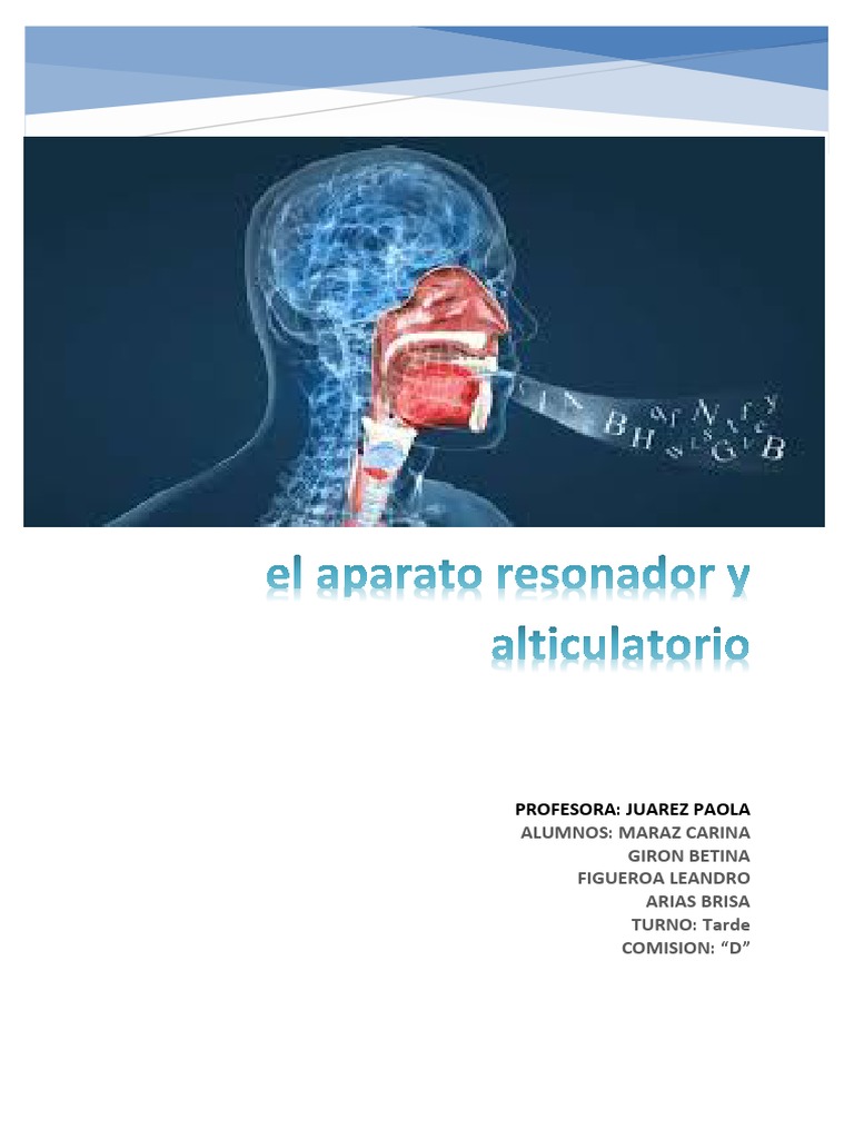 Partes del Sistema Resonador Vocal | PDF | Boca | Vocal
