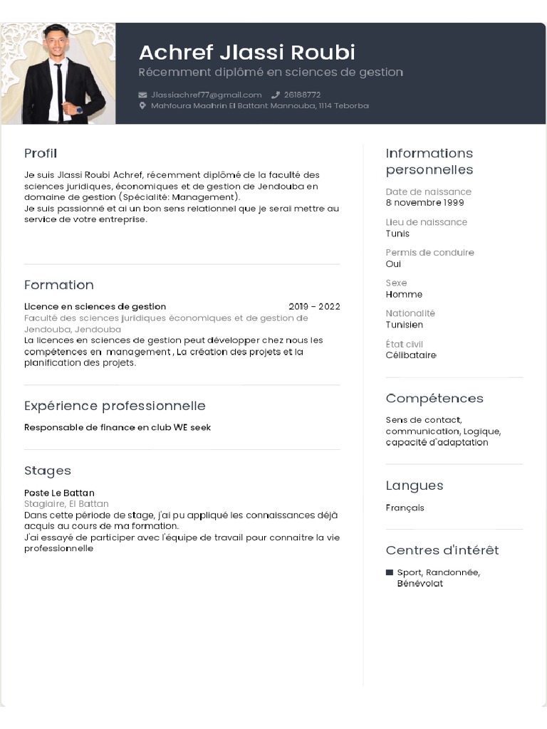 CV Achref | PDF