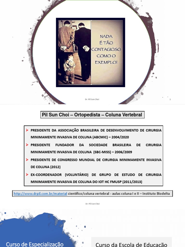Perfil e Contribuições Acadêmicas e Clínicas do Dr. Pil Sun Choi na ...