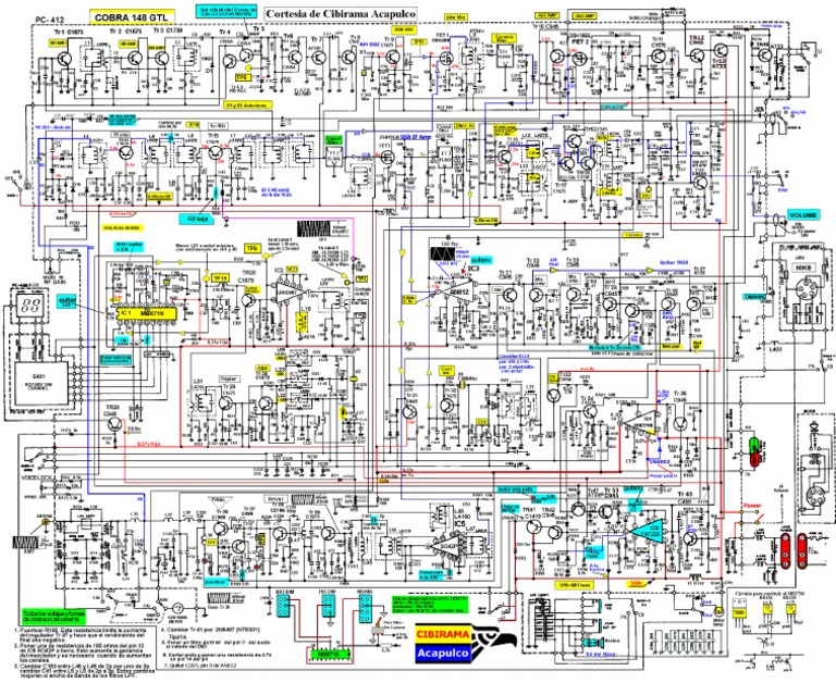 Cobra 148 GTL PC 412 | PDF