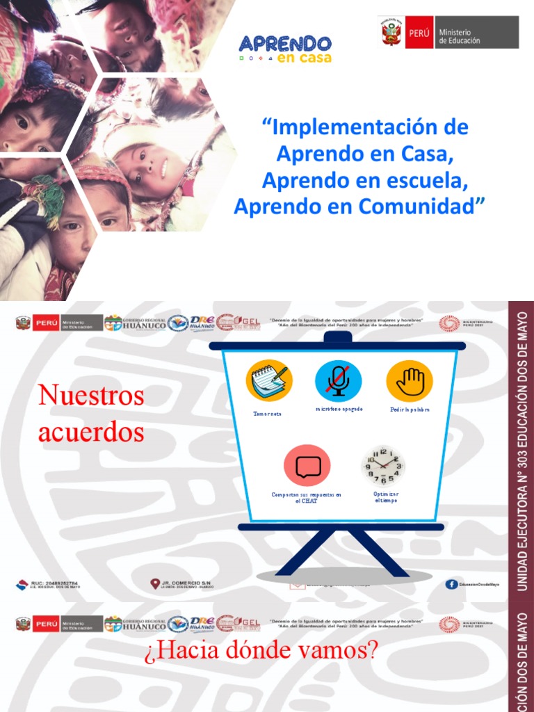 Estrategia Educativa: Aprendo en Casa y Comunidad | PDF | Aprendizaje ...