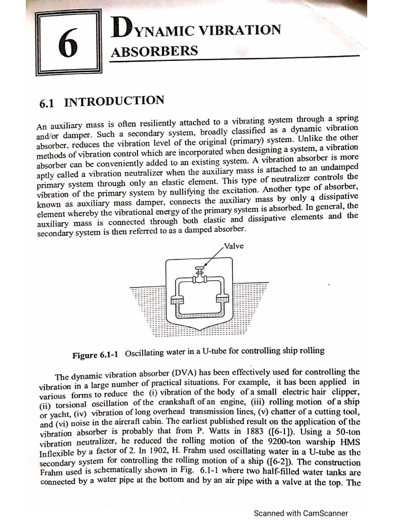 Full Chap 2 Dynamic Vibration Absorber Pdf