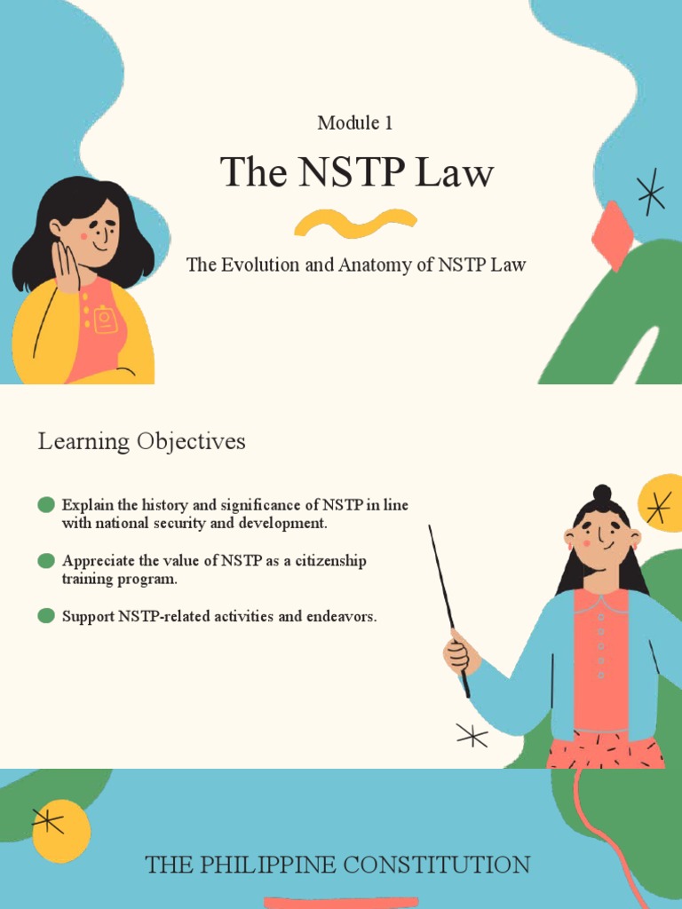 Module 1 The NSTP Law 1 | PDF | Justice | Crime & Violence