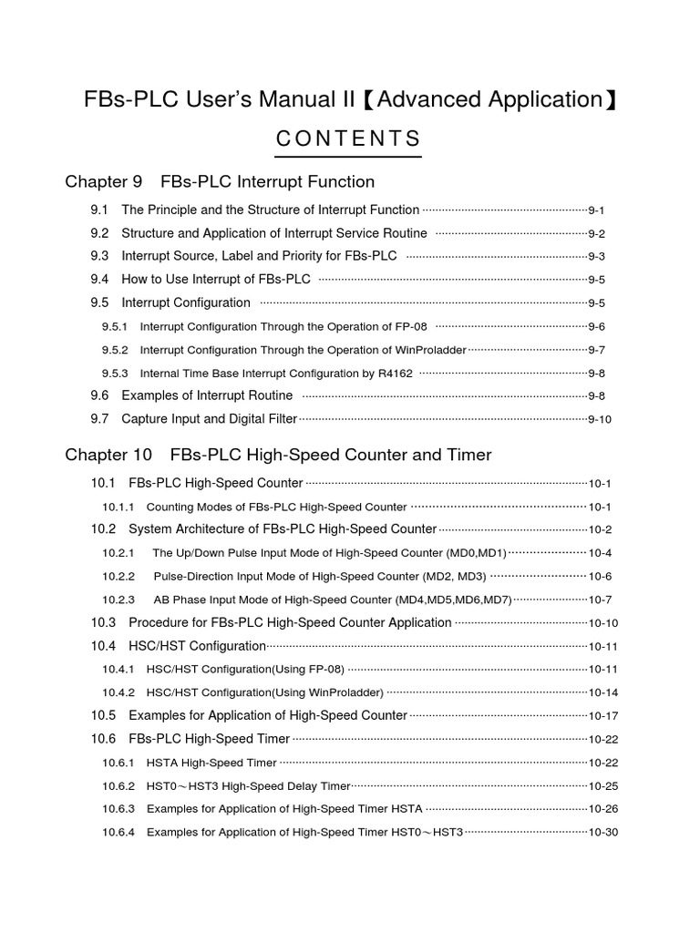 Fbs PLC User Manual Instruction | PDF | Programmable Logic Controller | Computer Program
