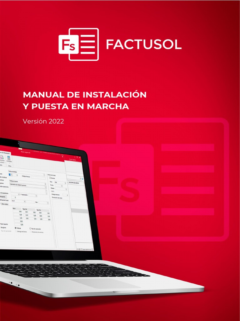 MU.F.22.01. FACTUSOL - Manual de Instalacion y Puesta en Marcha 1 | PDF | Ventana (informática ...