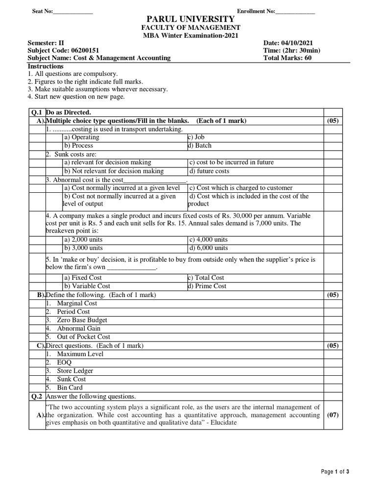 CMA-FINAL-2021 | PDF | Economies | Market (Economics)
