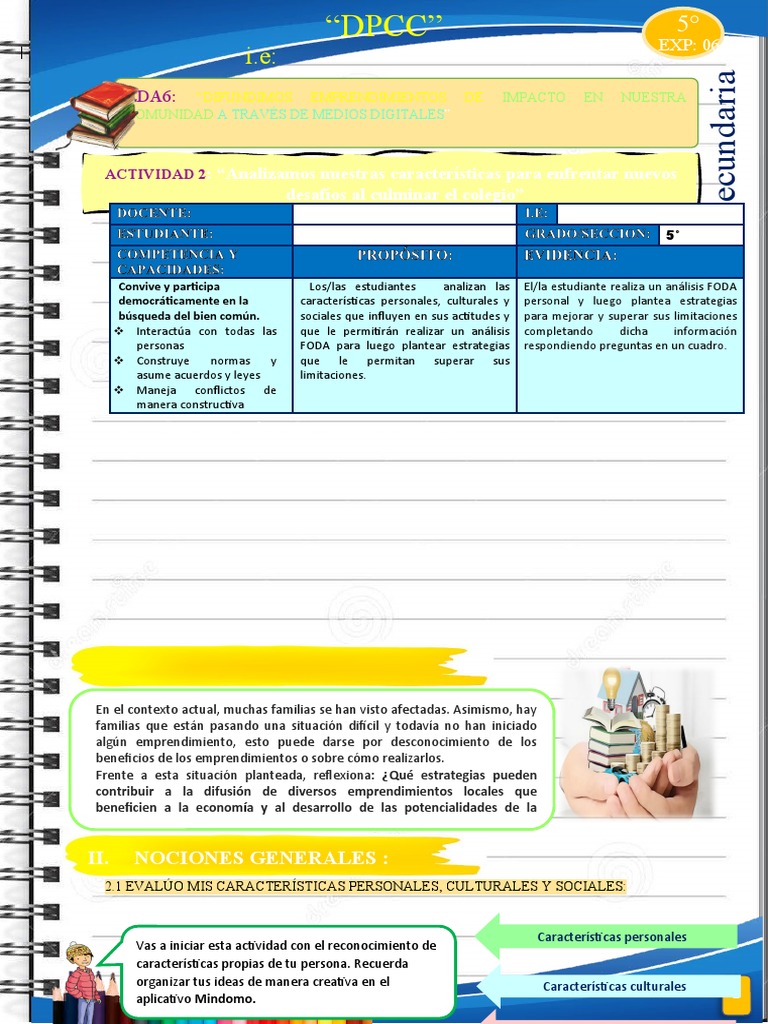 5° Dpcc. Actv.02-Exp.06 - Urb-Sem.02-Rut.02 | PDF | Análisis FODA