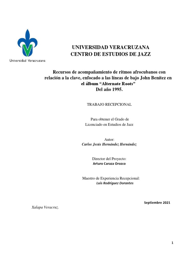 Doc. Final | PDF | Ritmo | Jazz