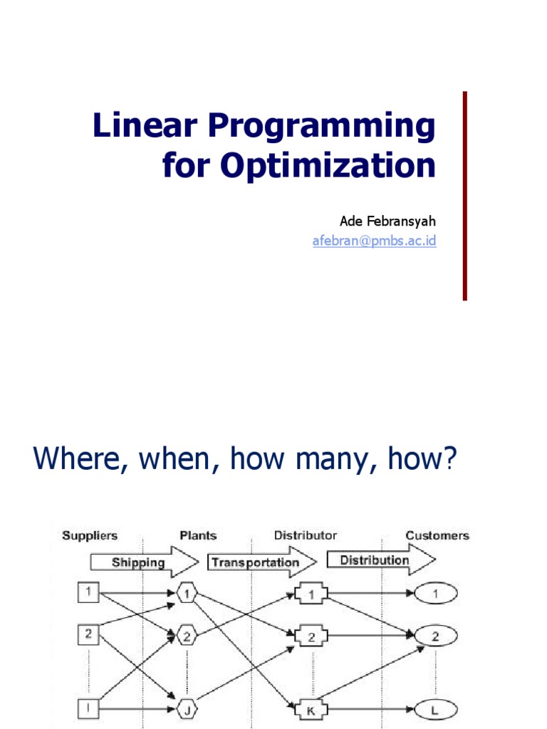 2022 1 Linear Programming | PDF | Linear Programming | Mathematical Optimization
