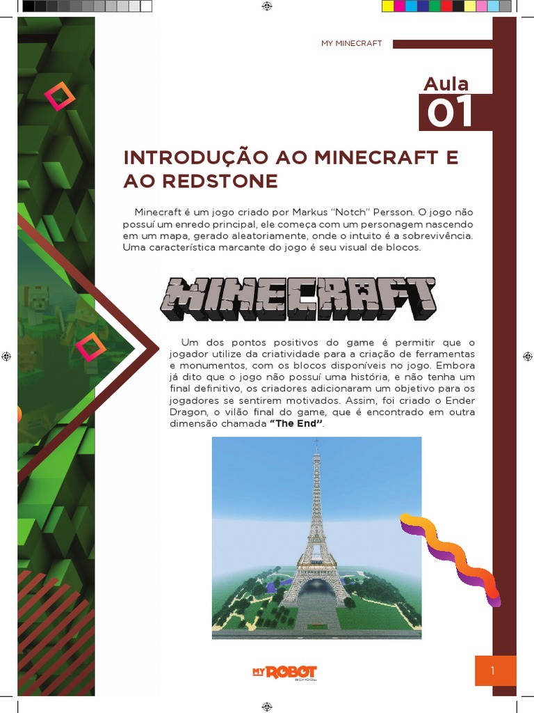 Apostila Minecraft | PDF | Minecraft | Tempo