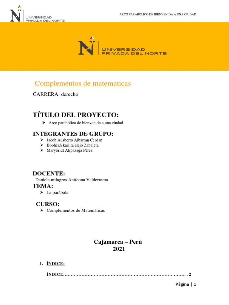 Informe Complemento Matemático | PDF | Objetos geométricos | Objetos ...