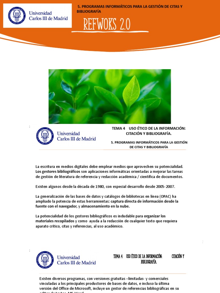 UD4 Practica 2 - REFWORKS | PDF