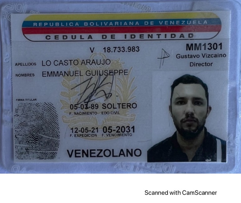 Cedula Emmanuel | PDF