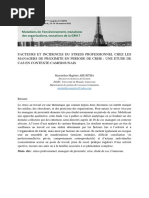 Modèle de Karasek : Stress au Travail | PDF | Psychologie | Stress ...