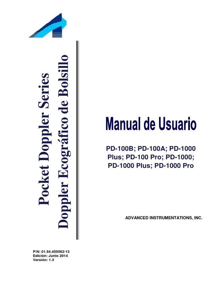 Manual del Doppler Ecográfico de Bolsillo | PDF | Ultrasonido médico ...