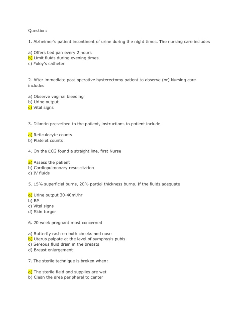 NCLEX Questions and Rationale | PDF | Red Blood Cell | Systemic Lupus ...