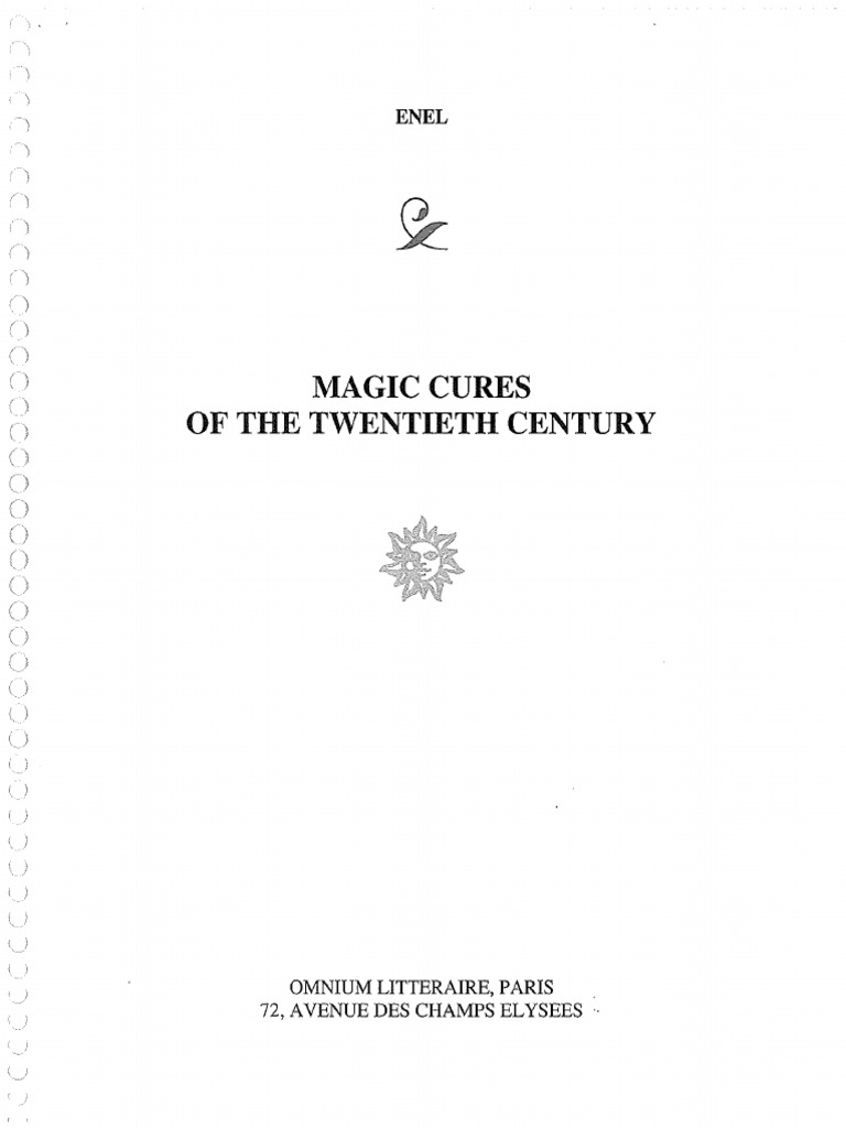 Enel - Magic Cures of The 20th Century | PDF