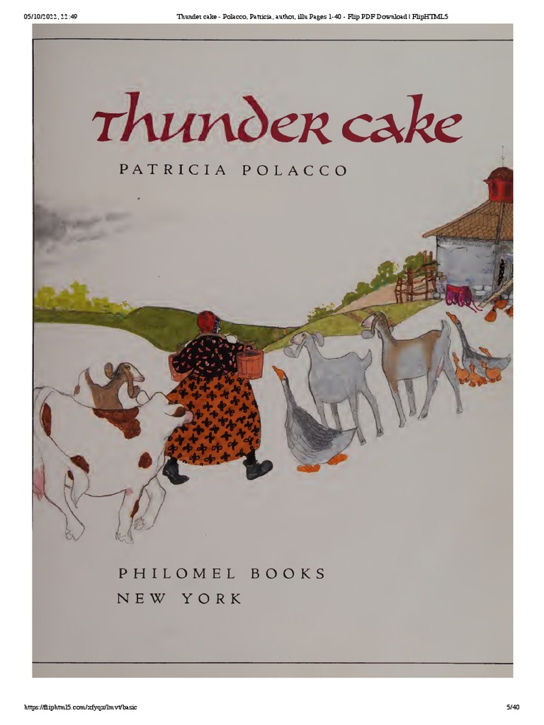 Thunder Cake - Polacco, Patricia | PDF